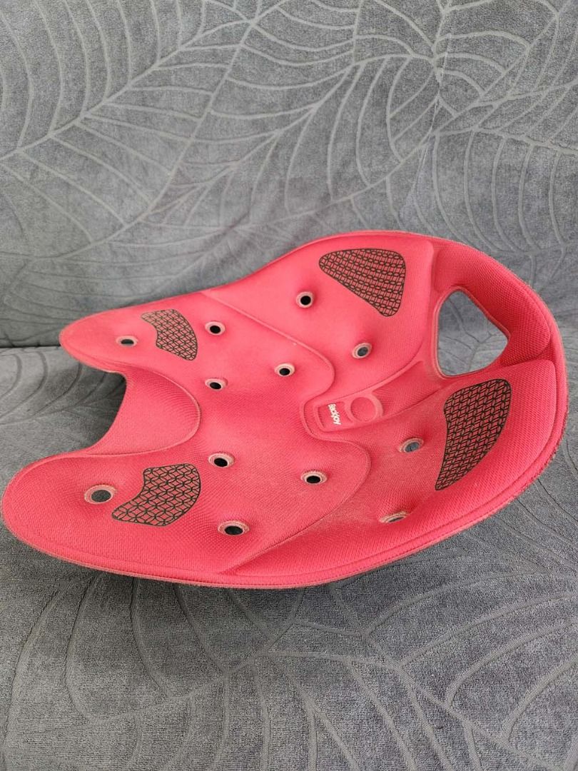 Backjoy Core Traction Posture Seat Cushion (Red), Health & Nutrition ...
