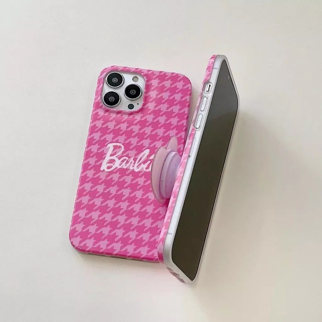Barbie casing with pop socket, Mobile Phones & Gadgets, Mobile & Gadget ...