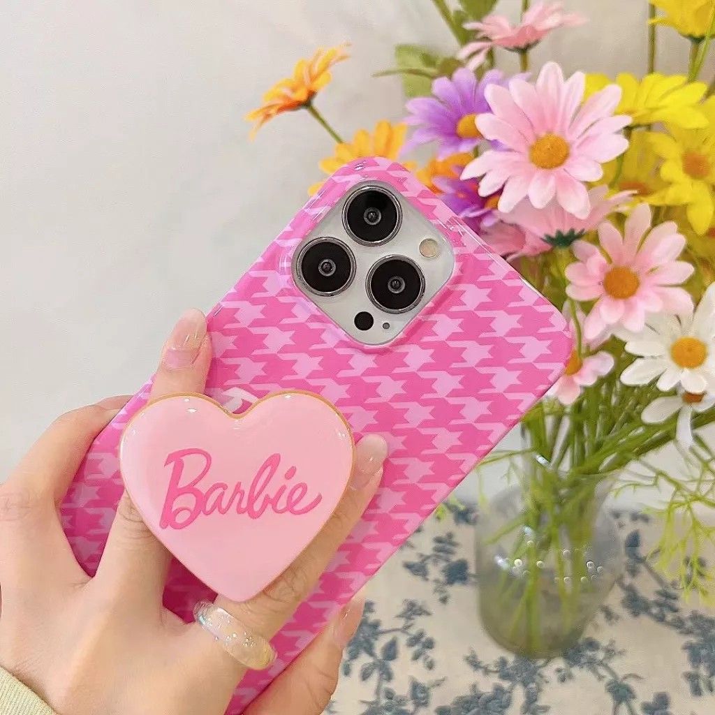 Barbie casing with pop socket, Mobile Phones & Gadgets, Mobile & Gadget ...