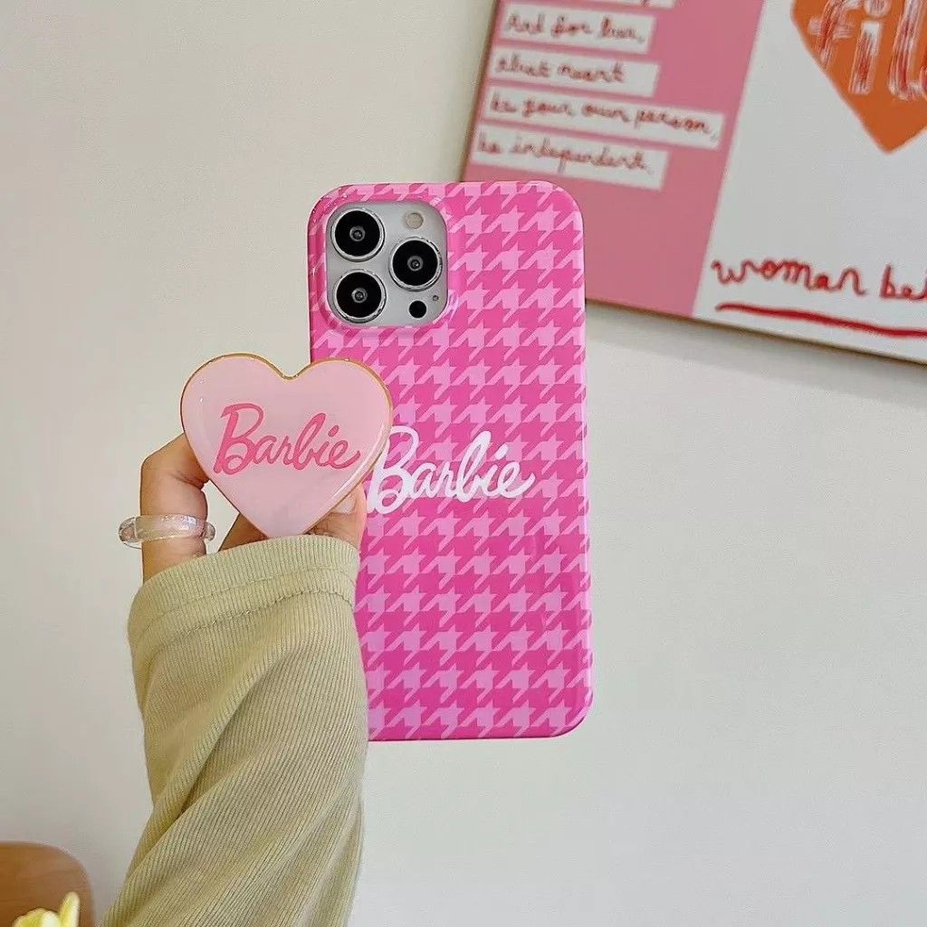 Barbie casing with pop socket, Mobile Phones & Gadgets, Mobile & Gadget ...