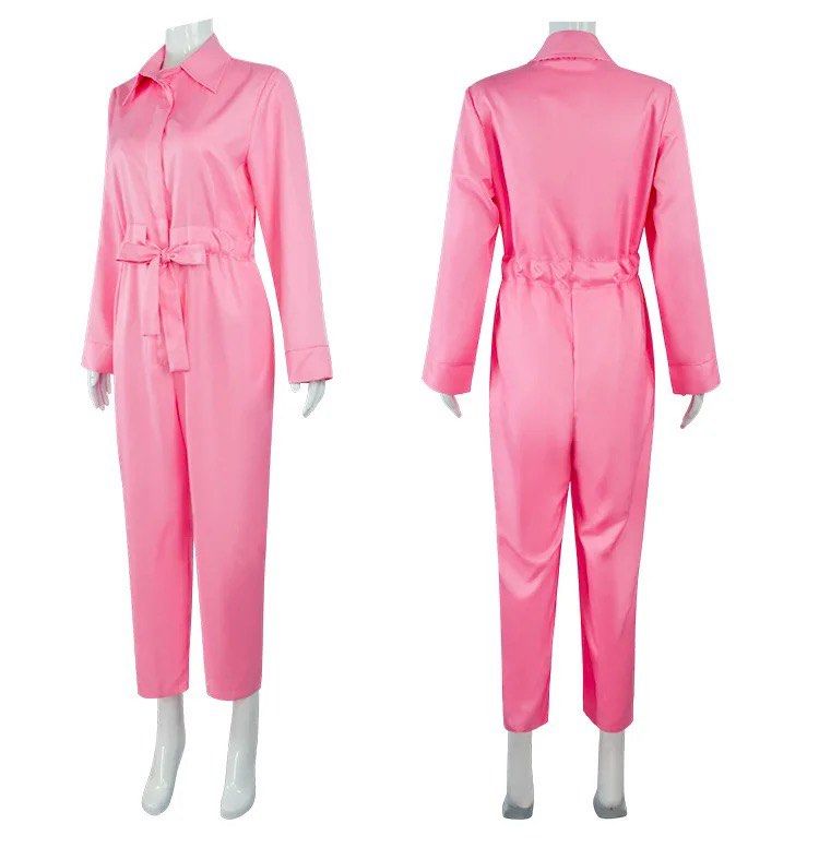 Barbie Cowboy, Barbie Pink Jumpsuit, Women's Fashion, Dresses & Sets ...