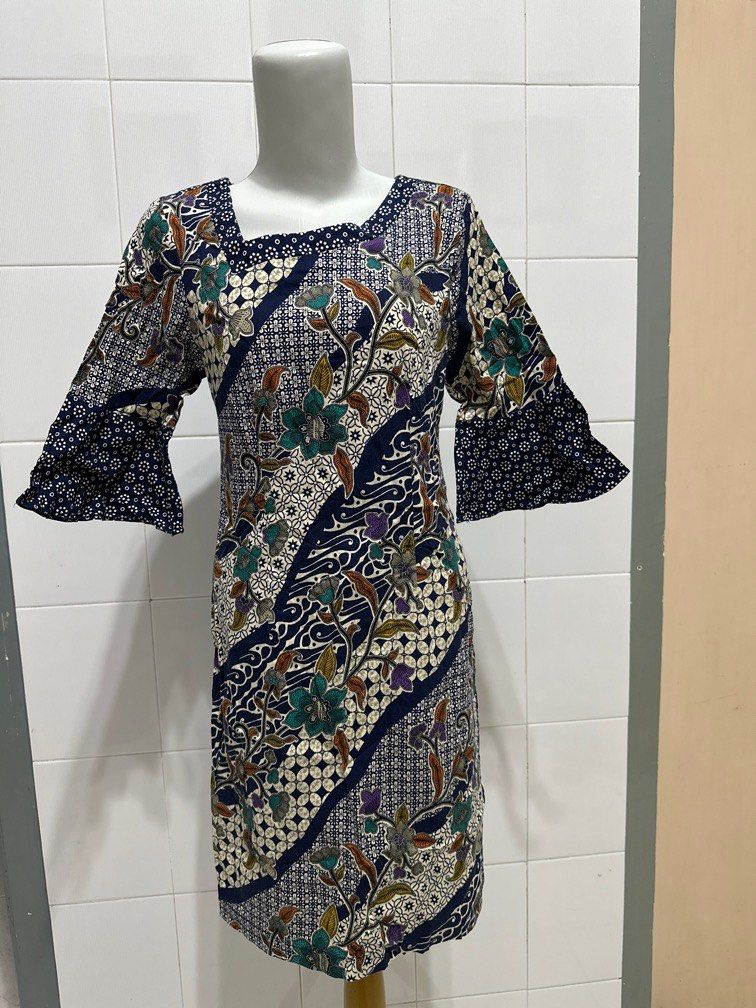 BATIK DRESS / TERUSAN BATIK, Fesyen Wanita, Muslim Fashion, Gaun di ...