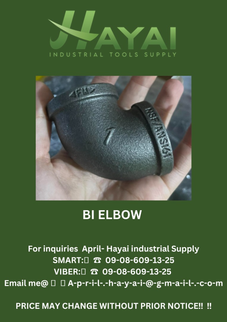 BI Elbow, Commercial & Industrial, Construction Tools & Equipment on ...