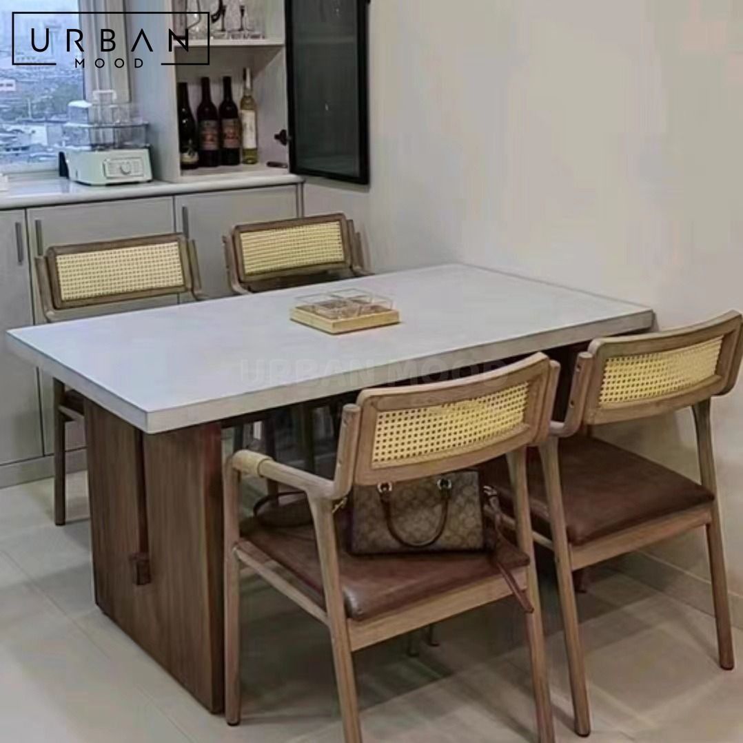 BLAZE Industrial Dining Table & Bench, Furniture & Home Living ...
