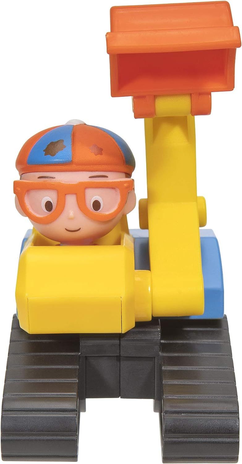 Blippi Mini Vehicles, Including Excavator and Fire Truck, Each with a ...