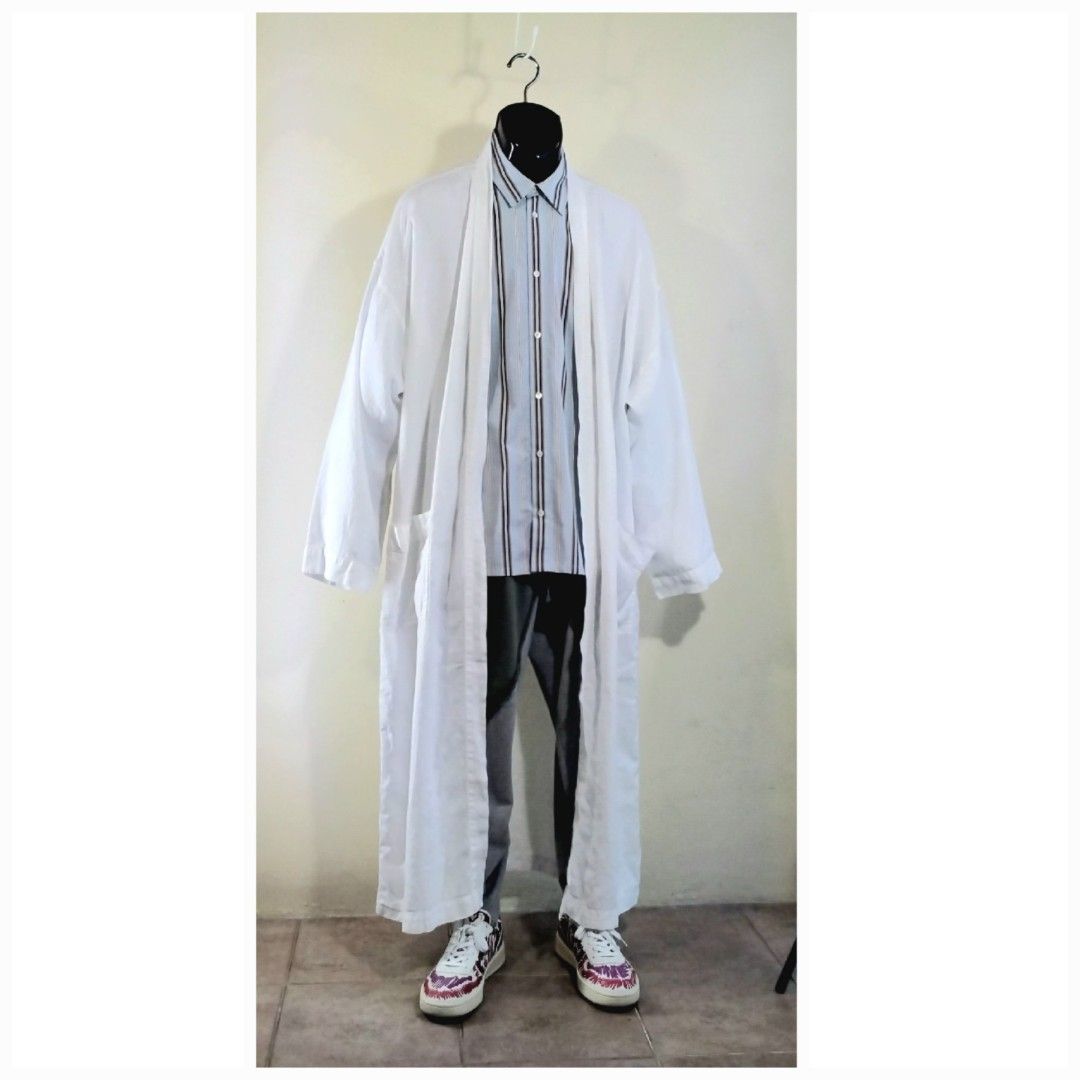 BOSS Hugo Boss Linen Lab Coat, Men's Fashion, Coats, Jackets and ...