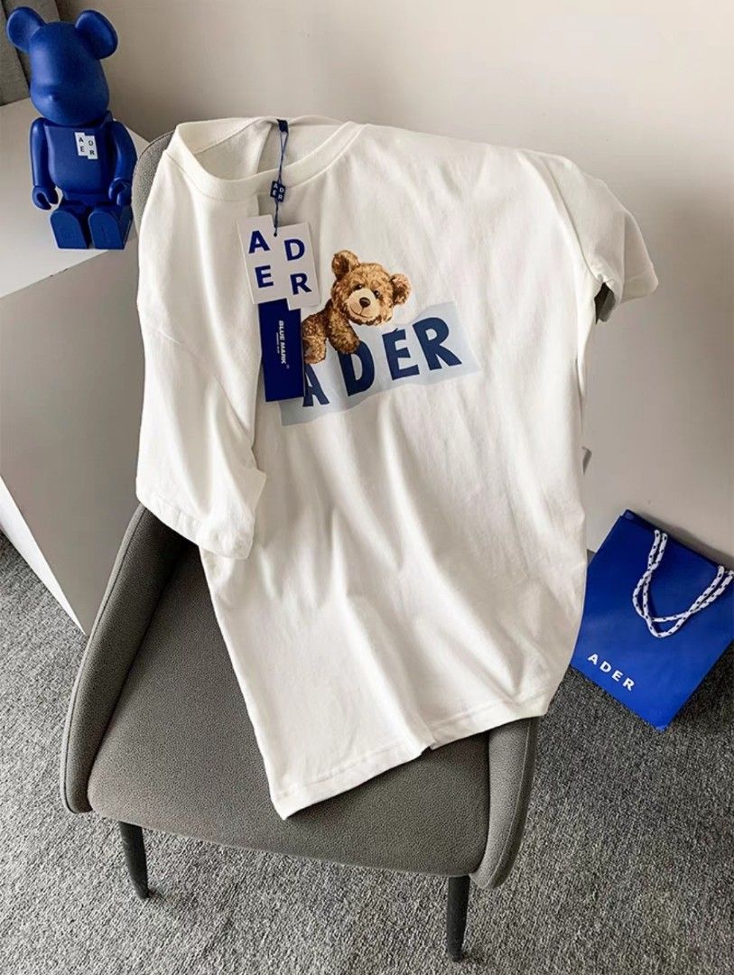 (BRAND NEW Authentic) Ader Error SS20 Bear Logo Tee, Men's Fashion, Tops & Sets, Tshirts & Polo ...