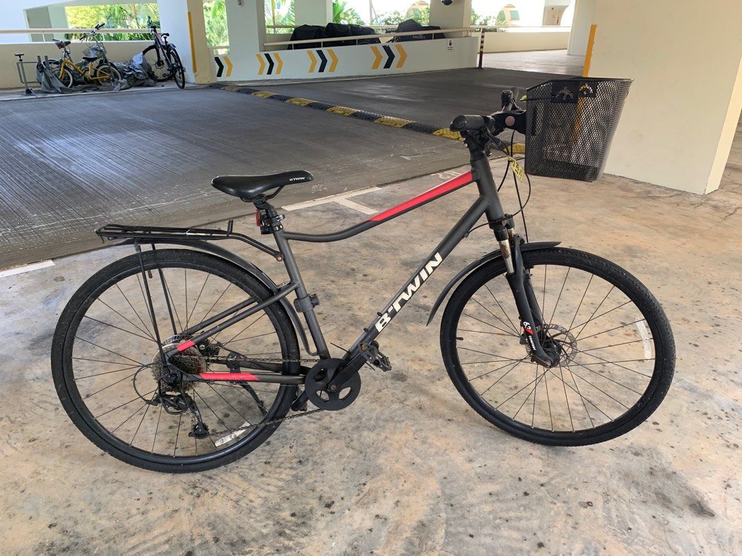 Btwin Decathlon Hybrid Riverside 500 bike, Sports Equipment, Bicycles ...