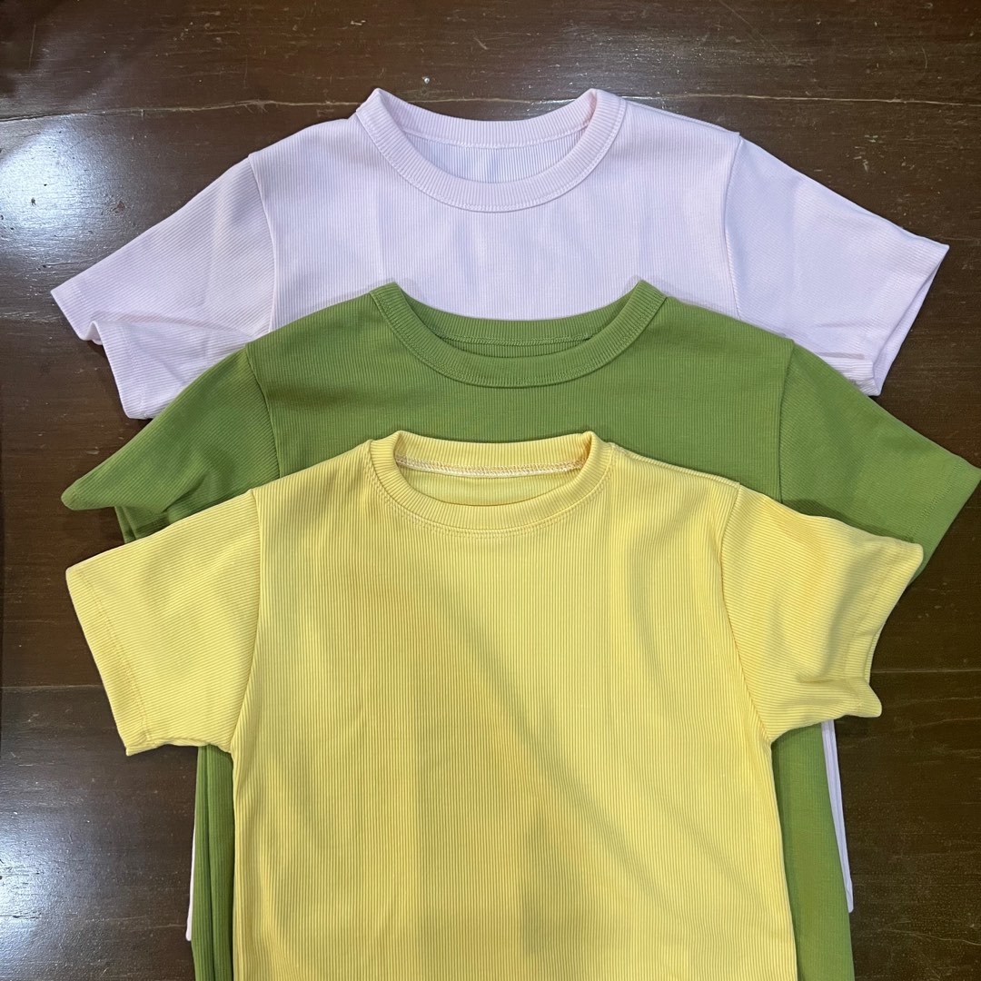 BUNDLE BASIC FULL LENGTH TOPS, Women's Fashion, Tops, Shirts on Carousell