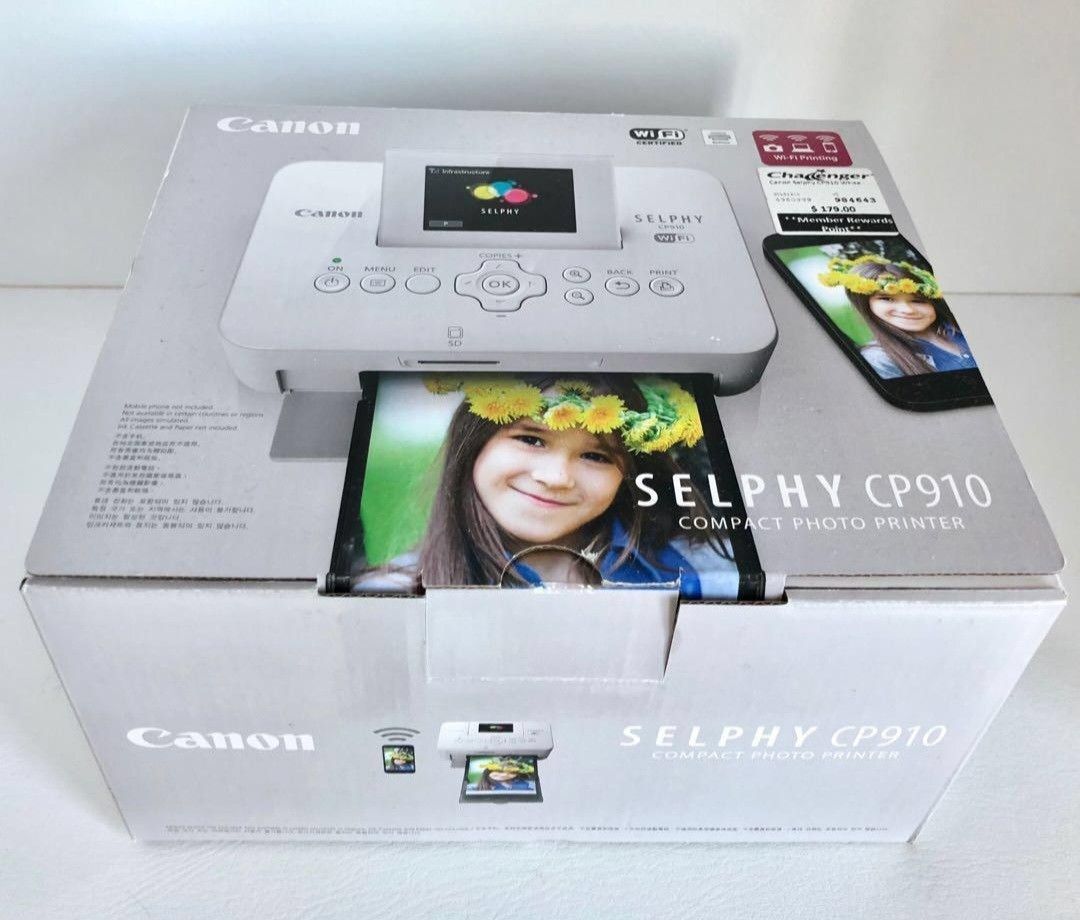 Canon Selphy CP910 Smartphone Photo Printer, Computers & Tech, Printers ...