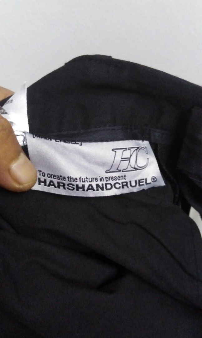 Cargo Harsh and cruel punk, Men's Fashion, Bottoms, Trousers on Carousell