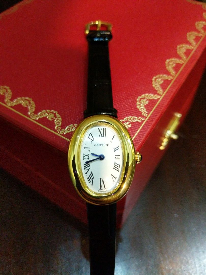 Cartier Baignoire Crash Vintage Classic Quartz Watch, Women's Fashion ...
