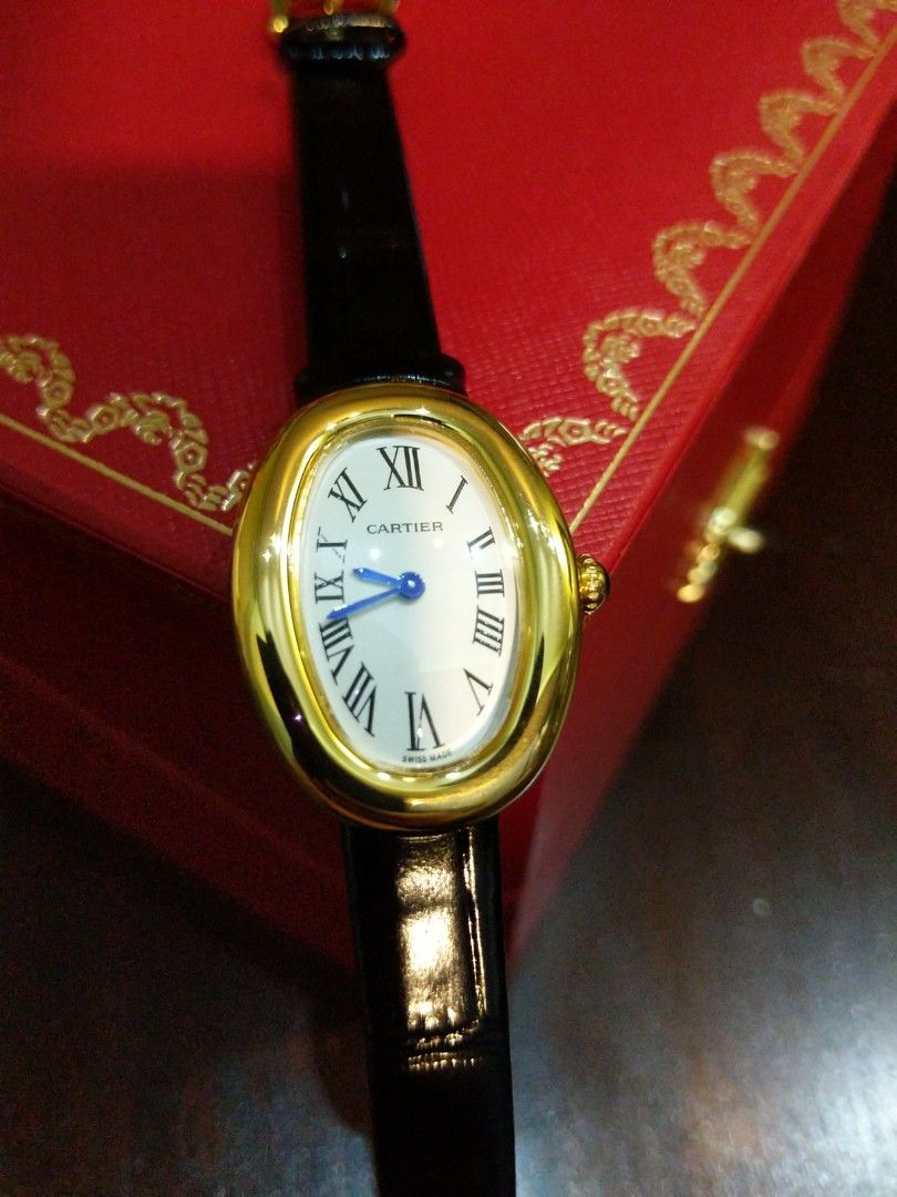 Cartier Baignoire Crash Vintage Classic Quartz Watch, Women's Fashion ...