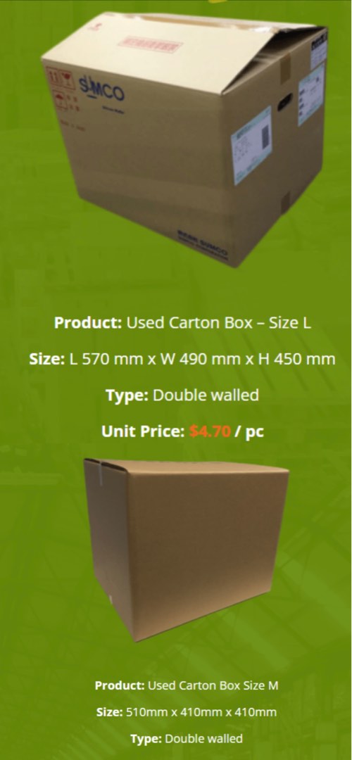 Carton Boxes, Furniture & Home Living, Home Improvement & Organisation ...