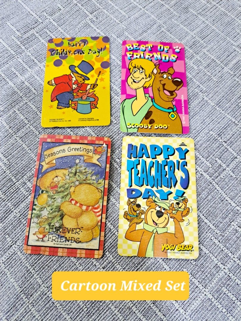 Cartoon and other Vintage phone card set, Hobbies & Toys, Memorabilia ...