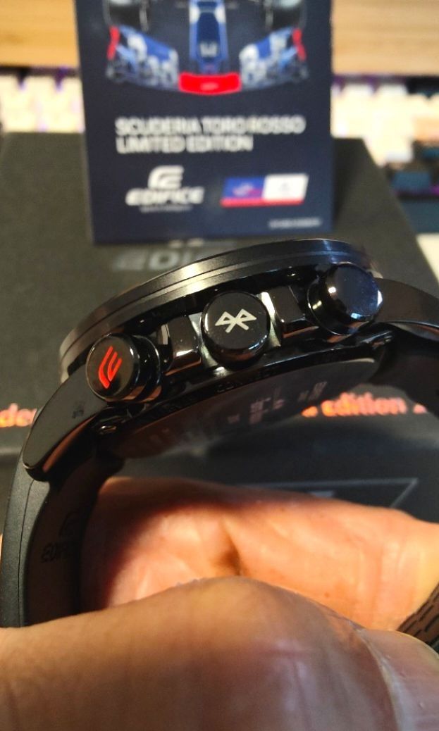 Casio Edifice Scuderia Toro Rosso Limited Edition 2018 Solar Powered ...