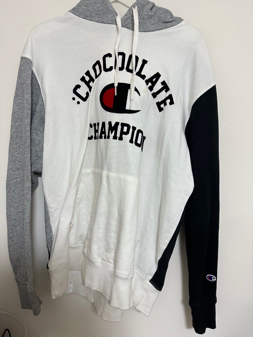 chocolate champion 聯名 帽T 限量 #23旋轉生日慶, 他的時尚, 上衣與西裝, 帽T、大學T在旋轉拍賣