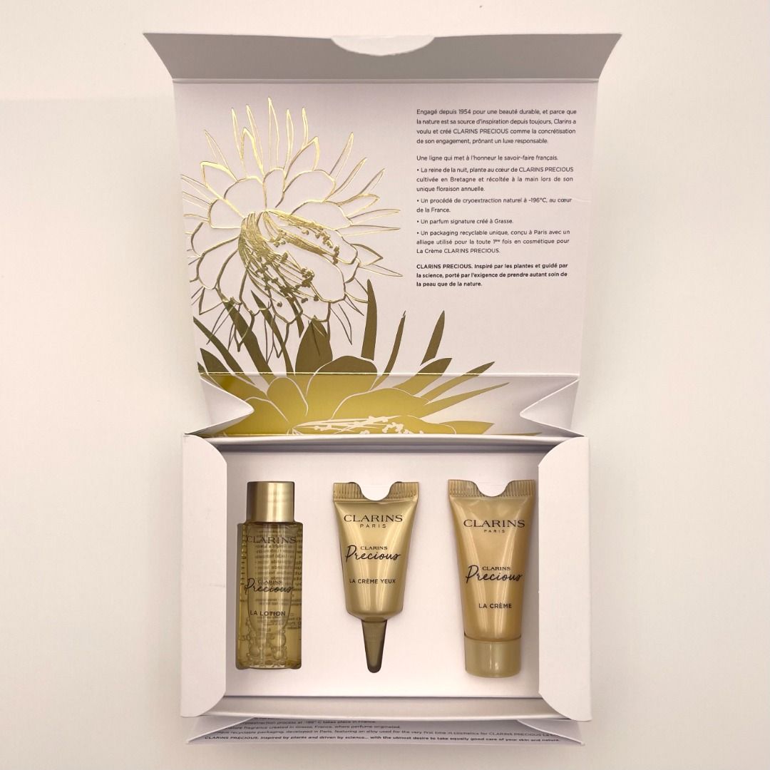 Clarins Precious La Creme Eye Cream Lotion 3pcs Set 至臻凝時 3件套裝, 美容＆個人護理 ...