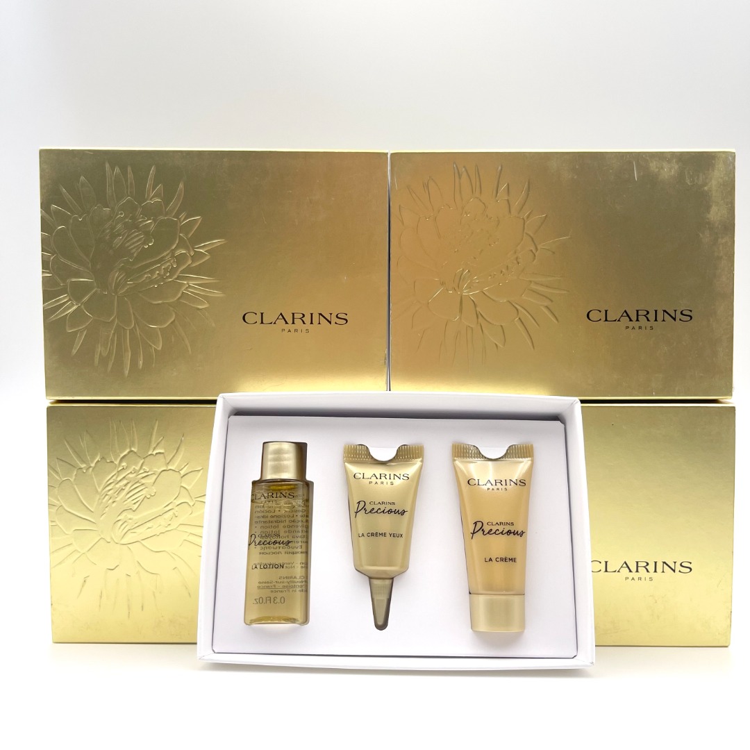 Clarins Precious La Creme Eye Cream Lotion 3pcs Set 至臻凝時 3件套裝, 美容＆個人護理 ...