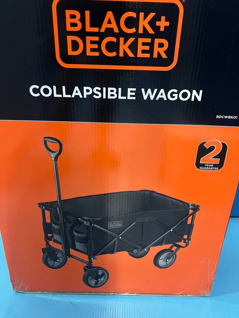 Collapsible Wagon Trolley (Black + Decker), Sports Equipment, Hiking ...