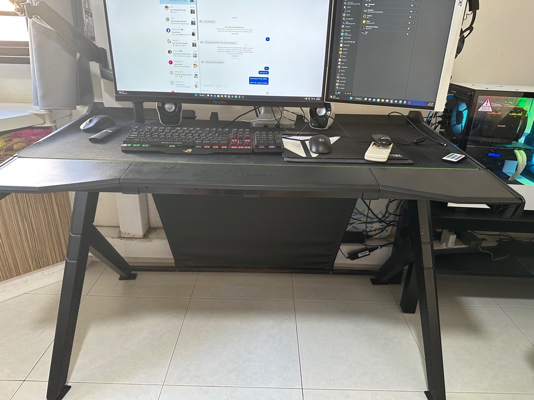 DX Racer Gaming Desk, Furniture & Home Living, Furniture, Tables & Sets ...