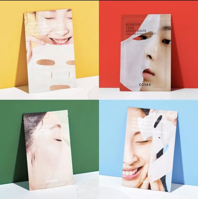 cosrx sheet mask masker wajah korea, Kesehatan & Kecantikan, Kulit ...