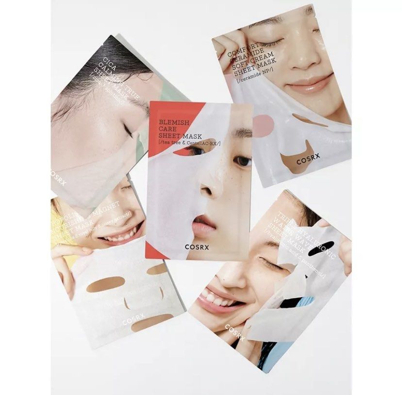 cosrx sheet mask masker wajah korea, Kesehatan & Kecantikan, Kulit ...