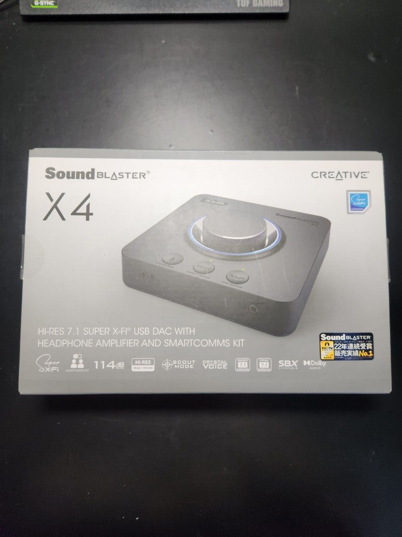 Creative X4 Soundblaster DAC with AMP and SXFI , Audio, Portable Audio Accessories on Carousell