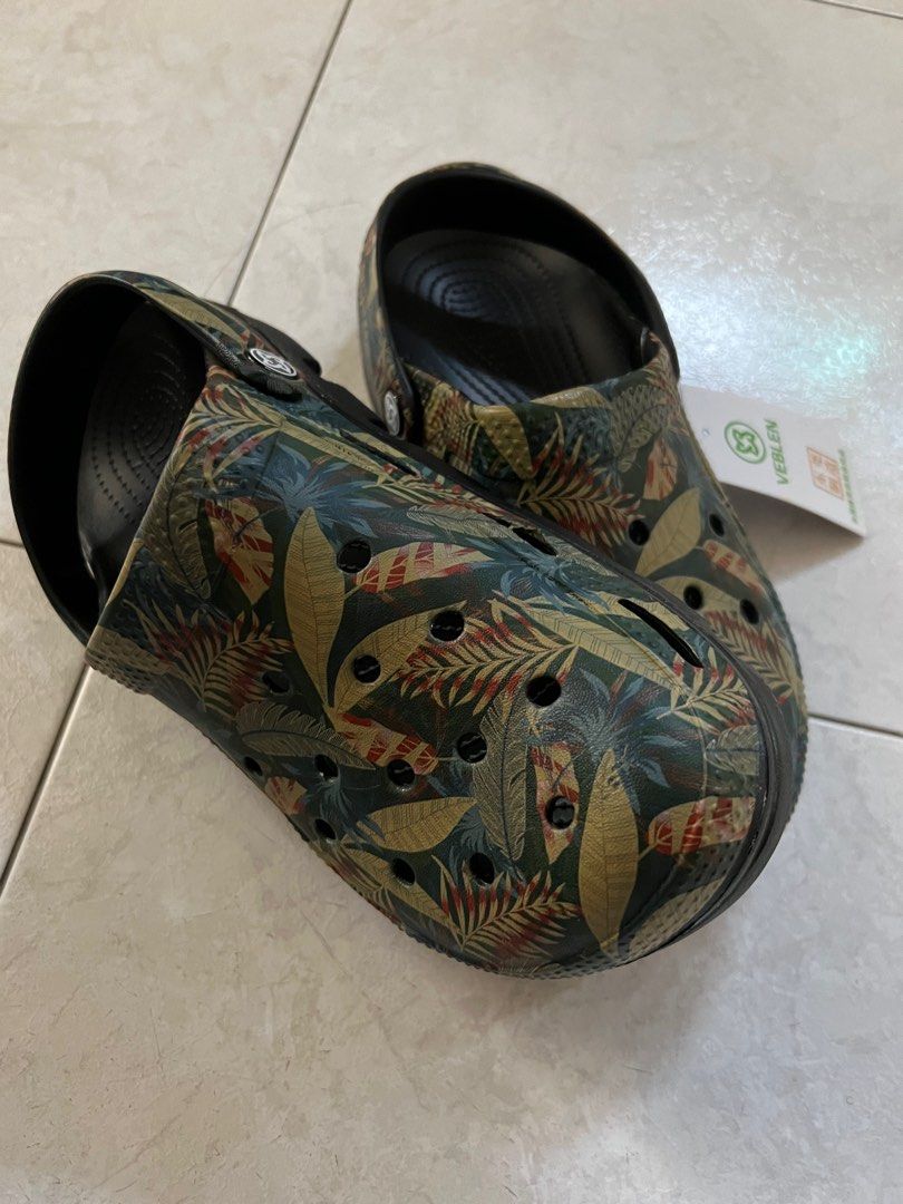 Crocs inspired floral, Women's Fashion, Footwear, Sandals on Carousell