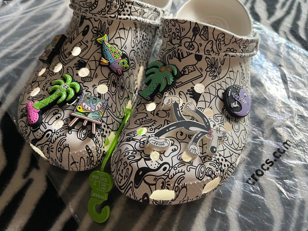 Crocs x Steven Harrington, Men's Fashion, Footwear, Flipflops and ...