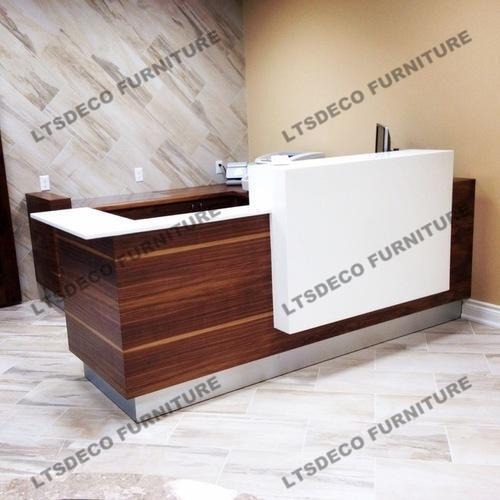 CUSTOMIZED RECEPTION TABLE OFFICE FURNITURE AND PARTITION, Furniture ...