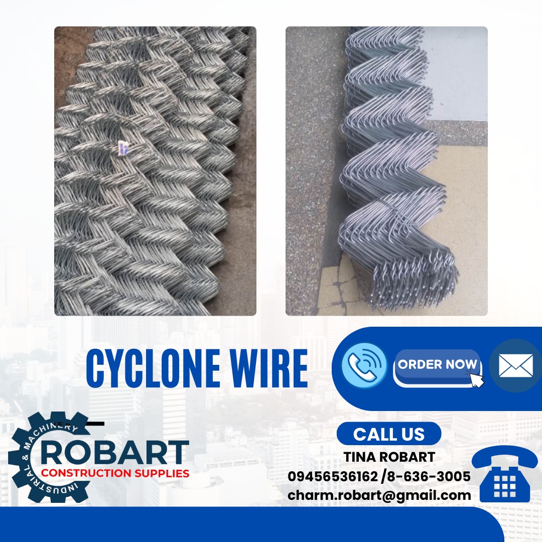 Cyclone Wire / Pvc Cyclone Wire , Commercial & Industrial, Construction ...
