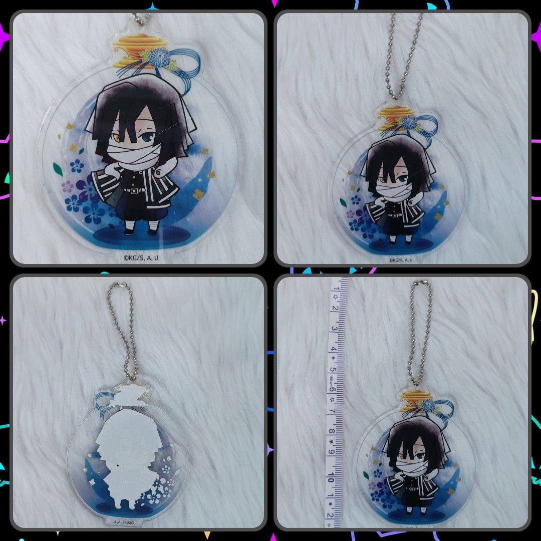 Demon Slayer - Obanai Iguro Acrylic Keychain on Carousell