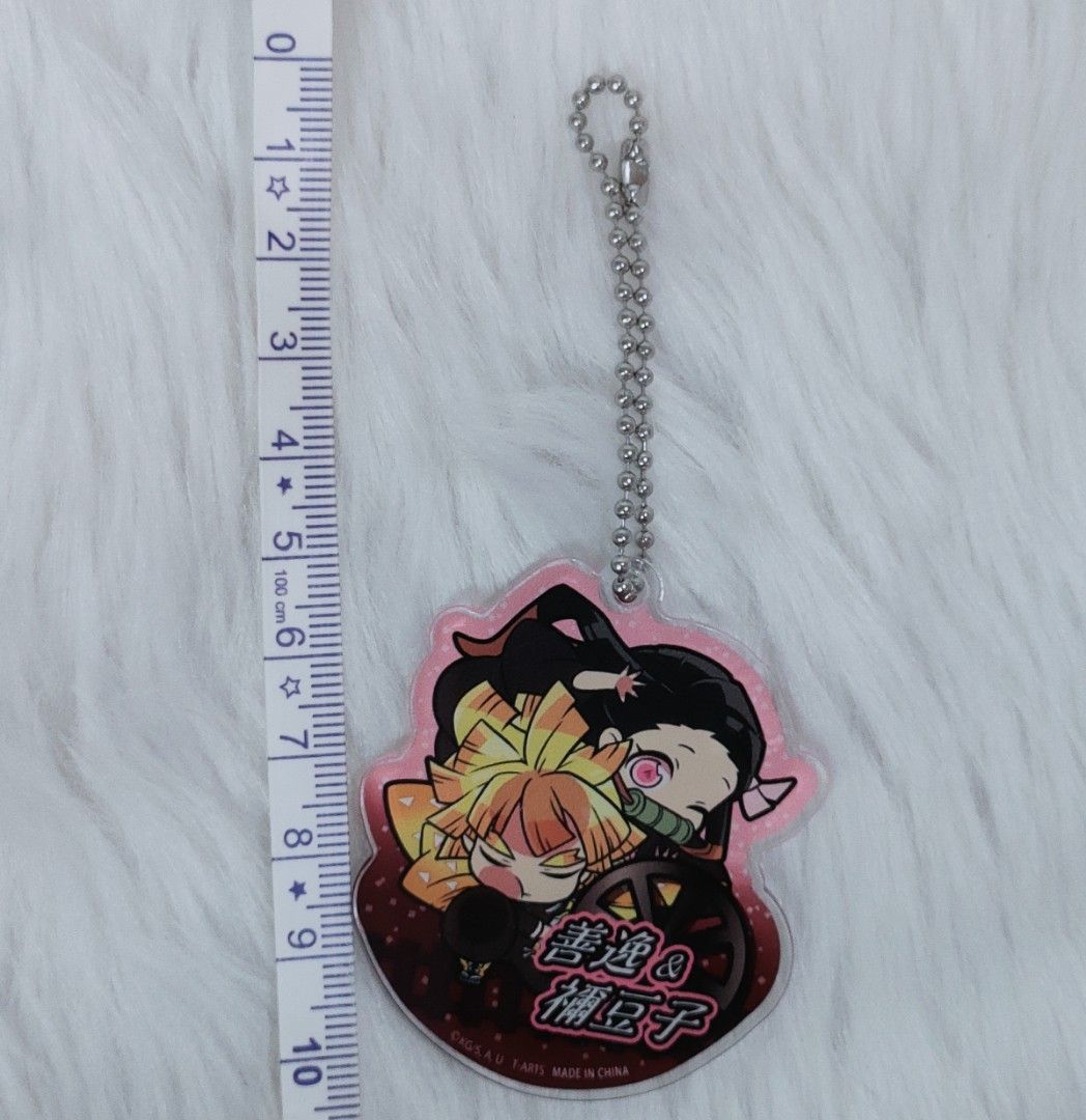 Demon Slayer - Zenitzu and Nezuko Acrylic Keychain on Carousell