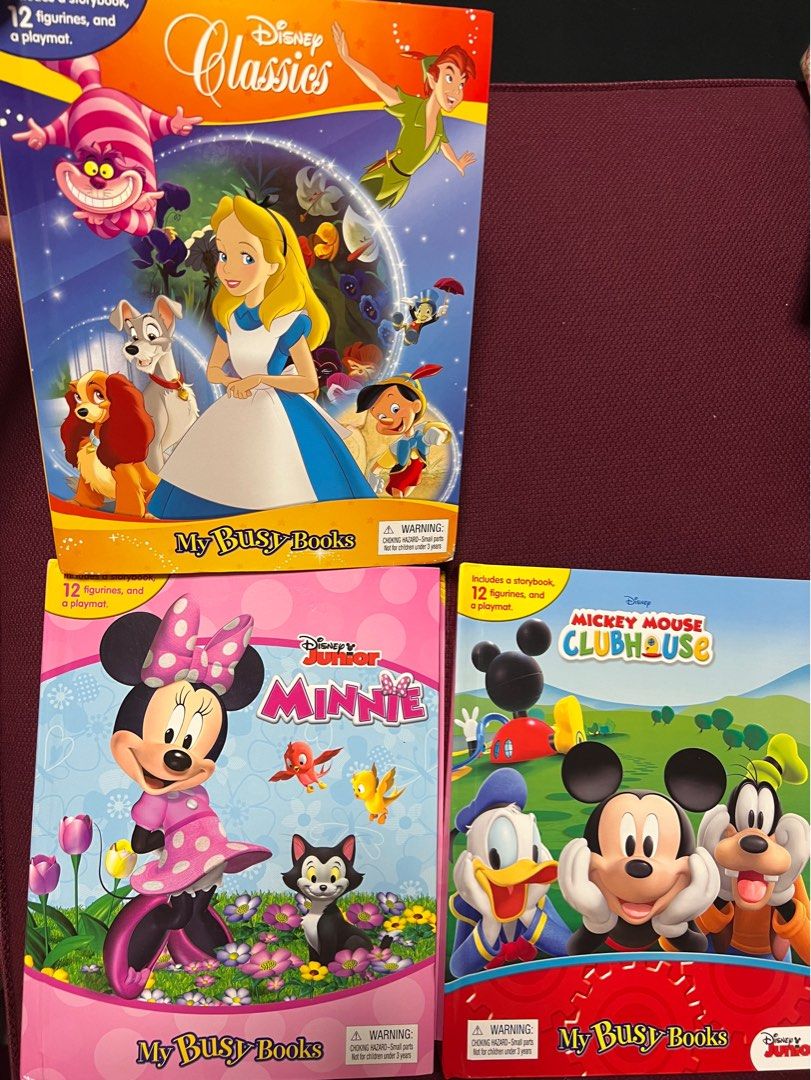 Disney Busy Books: Classic story/Minnie Mouse/Mickey Mouse clubhouse ...