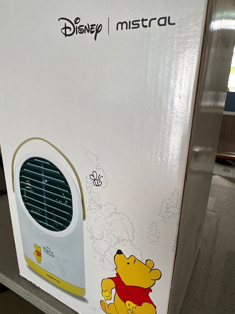 Disney x Mistral Rechargeable USB Air Cooler - Winnie the Pooh, TV ...