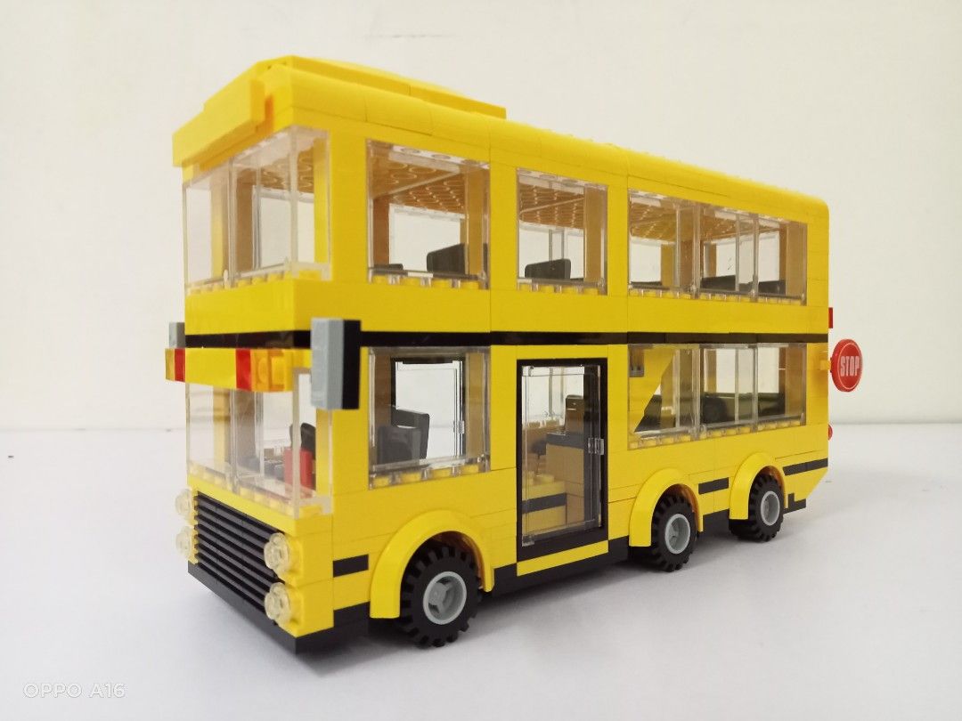 Double Decker School Bus Bricks, Hobbies & Toys, Collectibles & Memorabilia, Vintage ...
