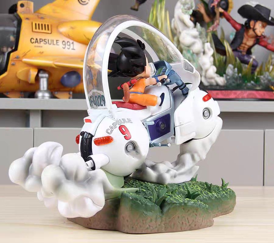 Dragon Ball DBZ Son Goku Capsule Motorbike PVC GK Figure Statue ...