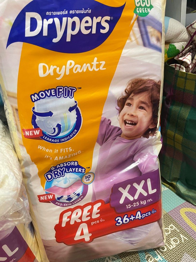 Drypers pull-up DryPantz XXL, Babies & Kids, Bathing & Changing ...