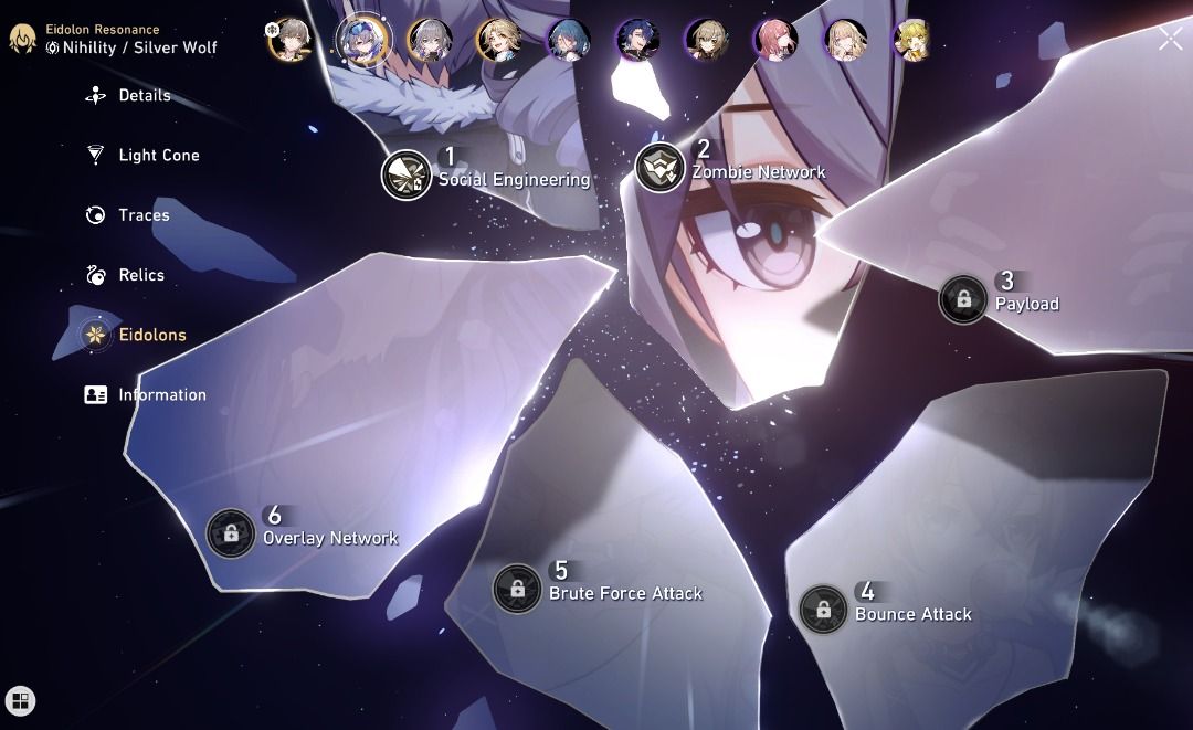 E2 Silverwolf, E1 Yanqing, Bronya, Something Irreplaceable, SW Event ...