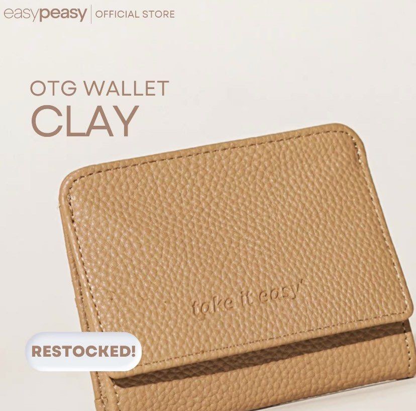 Easy Peasy Wallet in Clay, Women's Fashion, Bags & Wallets, Purses ...