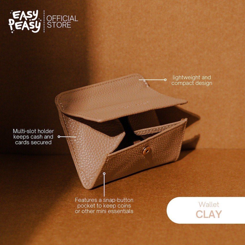 Easy Peasy Wallet in Clay, Women's Fashion, Bags & Wallets, Purses ...