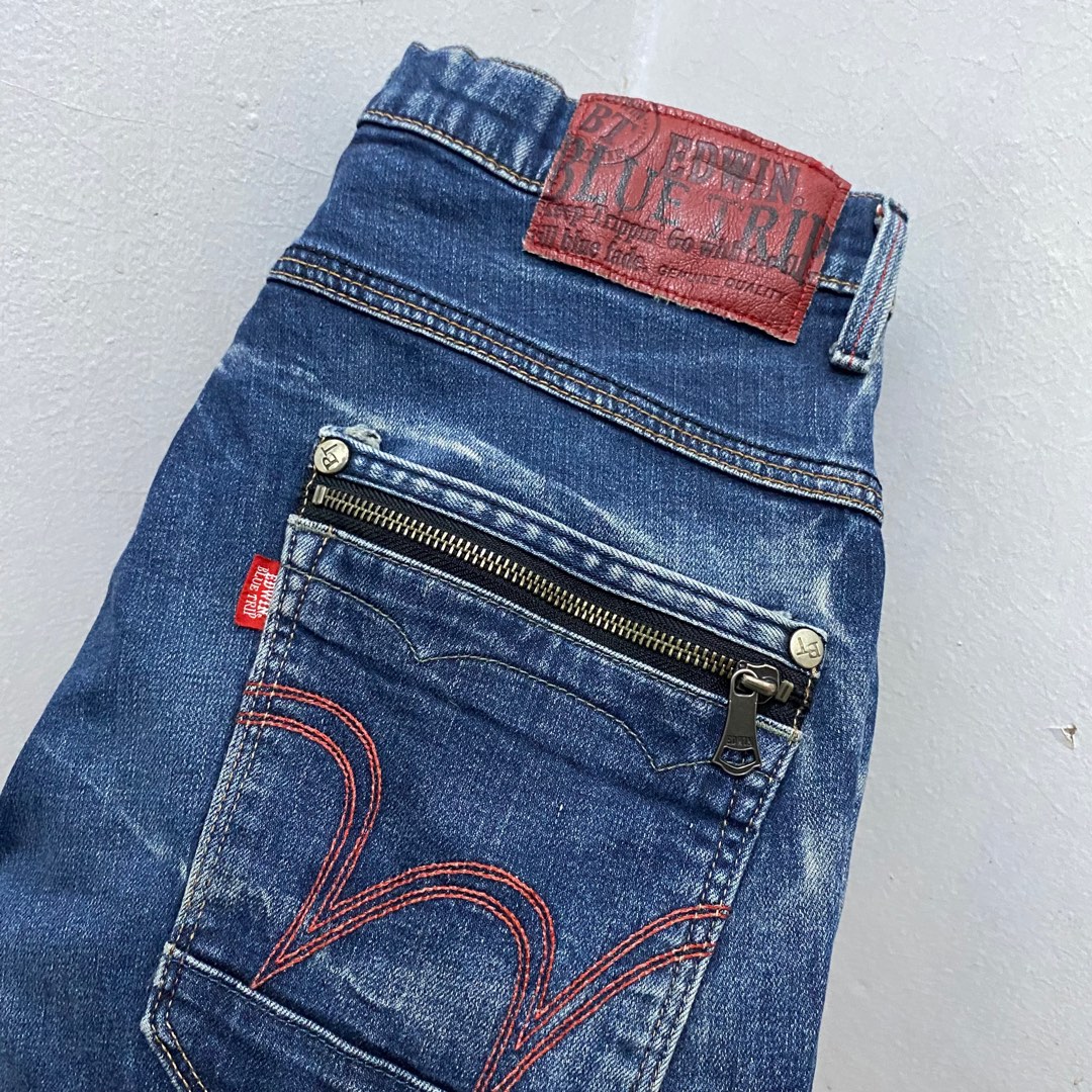 Edwin Blue Trip Jeans, Men's Fashion, Bottoms, Jeans on Carousell