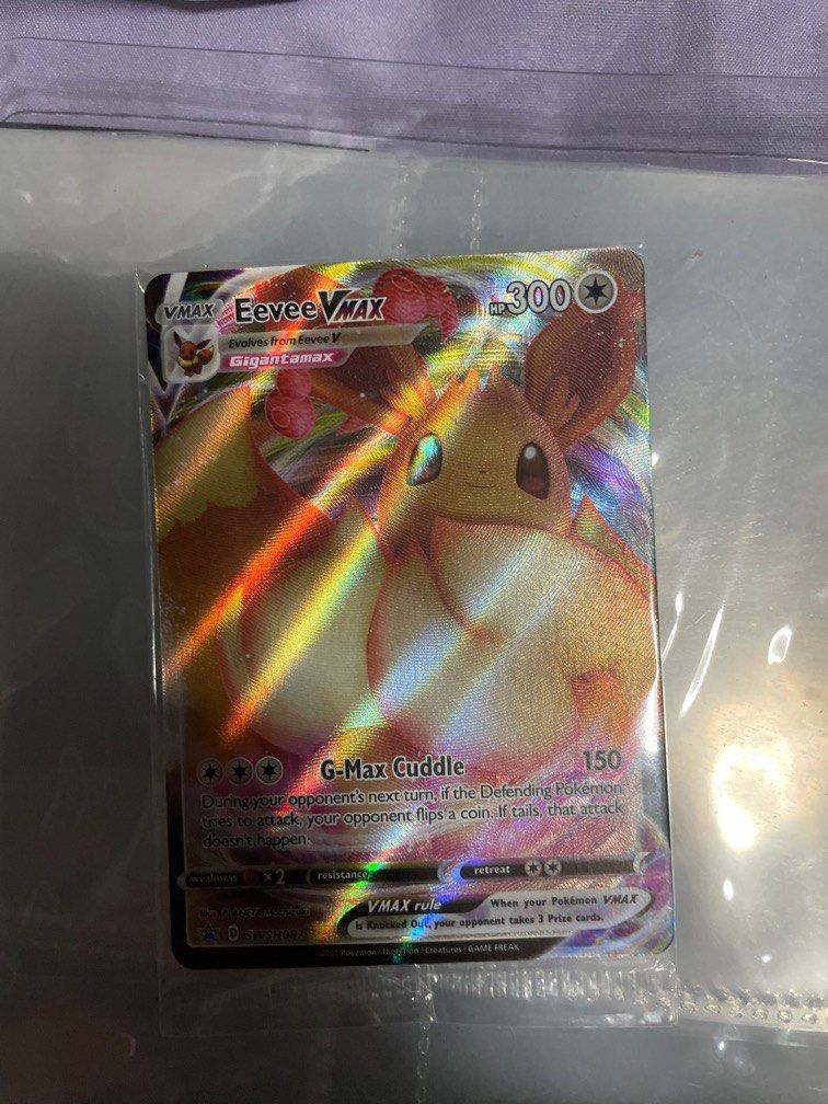 Eeeee Vmax full art Pokémon card, Hobbies & Toys, Memorabilia ...
