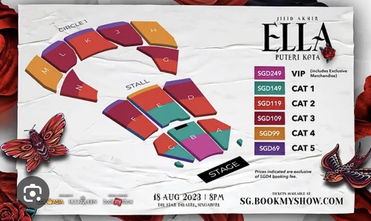 Ella Concert Tickets, Tickets & Vouchers, Event Tickets on Carousell