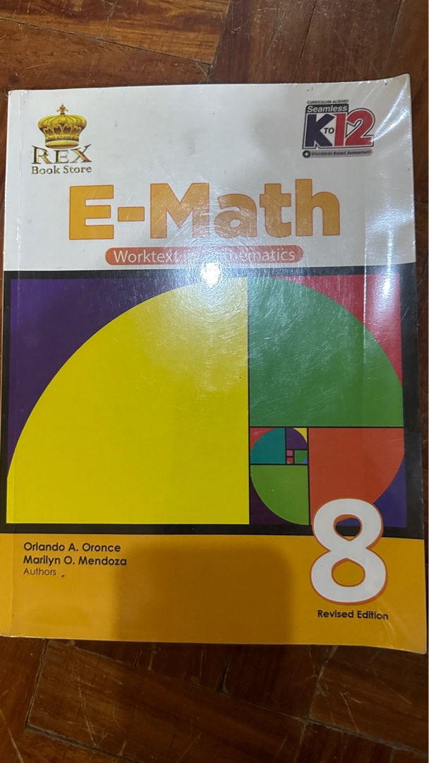 E-math gr.8 books on Carousell