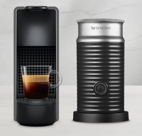 ESSENZA MINI INTENSE GREY & AEROCCINO BUNDLE, TV & Home Appliances ...