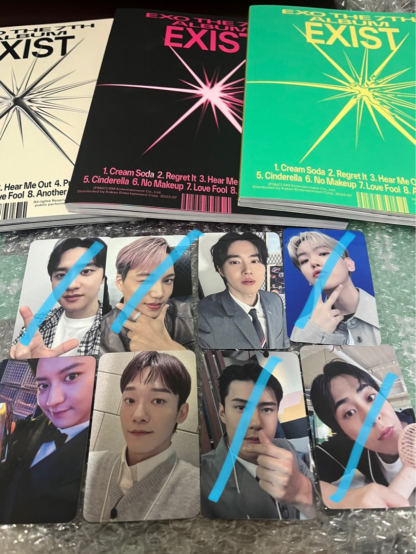 EXO EXIST ALBUMS / POB, Hobbies & Toys, Memorabilia & Collectibles, K ...