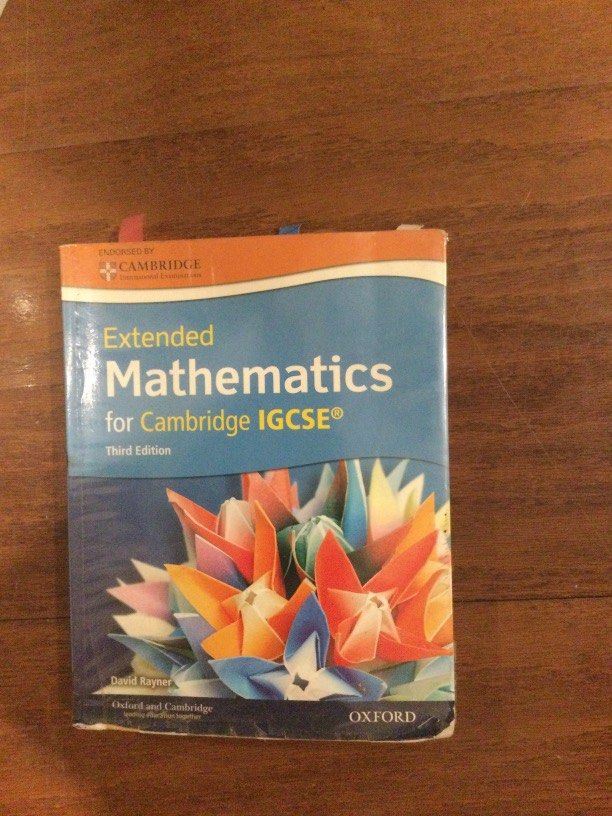 Extended Mathematics Igcse Oxford Third Edition 0580 Hobbies And Toys Books And Magazines