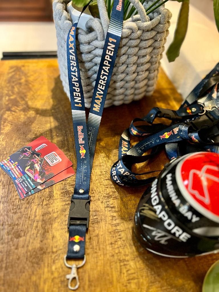 F1 Drivers Lanyard and Race Cards Hamilton, Verstappen, Leclerc ...